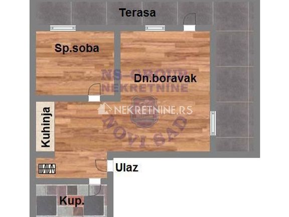 Dvosoban stna 40m2 Karagača