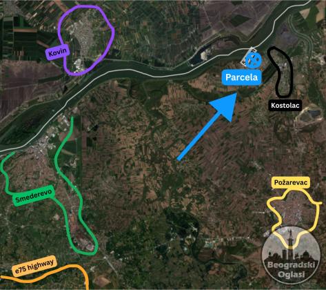 Zemljište na prodaju/zakup - Plac na Dunavu idealan za vikendice i pecanje