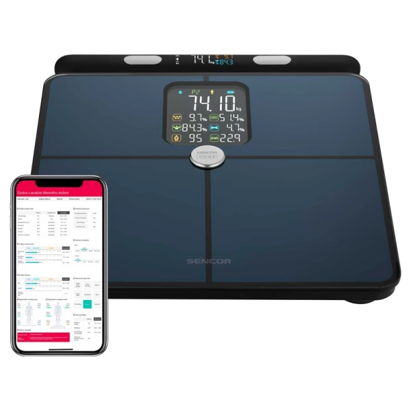 Fitnes smart vaga Sencor SBS 9102BK/LCD/crna