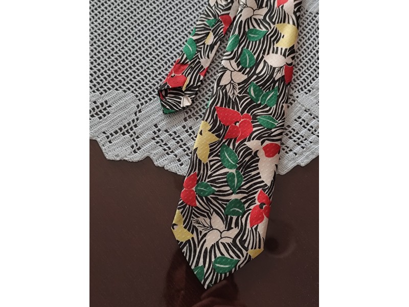RETKO Floralna hipi boho Pierre Cardin kravata