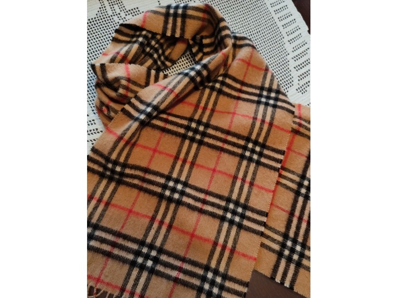 JEDINI u Srbiji Original Burberry Nova check sal od vun