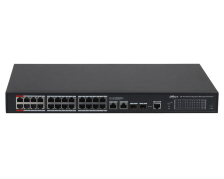 DAHUA S4228-24GT-360 28-Port Cloud Managed Desktop Gigabit Switch with 24-Port PoE