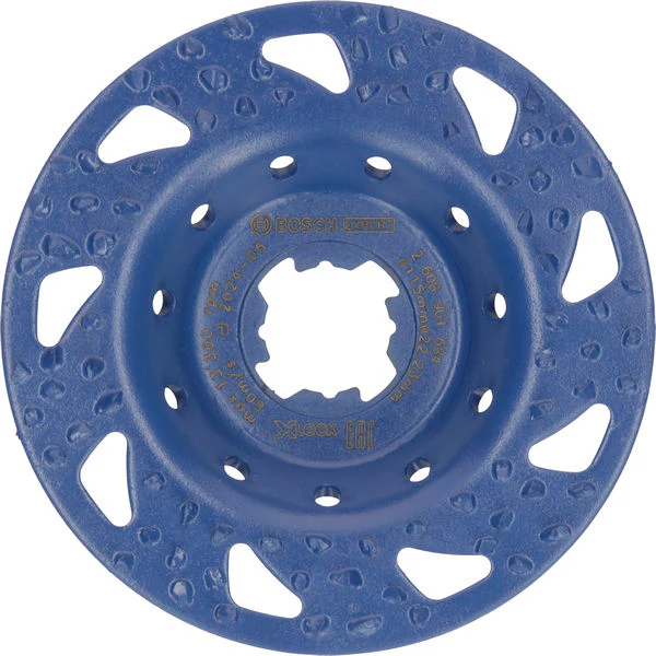 BOSCH EXPERT Multi Material Carbide glava za brušenje, gruba, ravna, X-LOCK, 115 mm, 22,23 mm - Lončasti disk za brušenje EXPERT Carbide (2608901684)