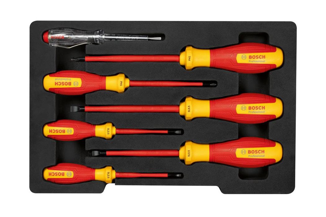 BOSCH Komplet VDE odvrtača SL/PH 7 kom. - Odvrtač VDE Screwdriver Set SL/PH 7pc (1600A02NF7)