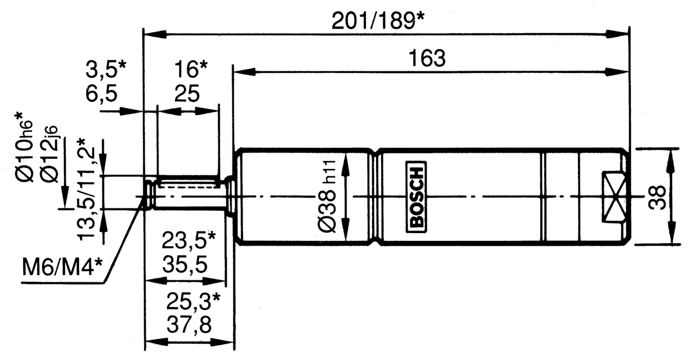 BOSCH Motor 340 Watts - (0607951325)