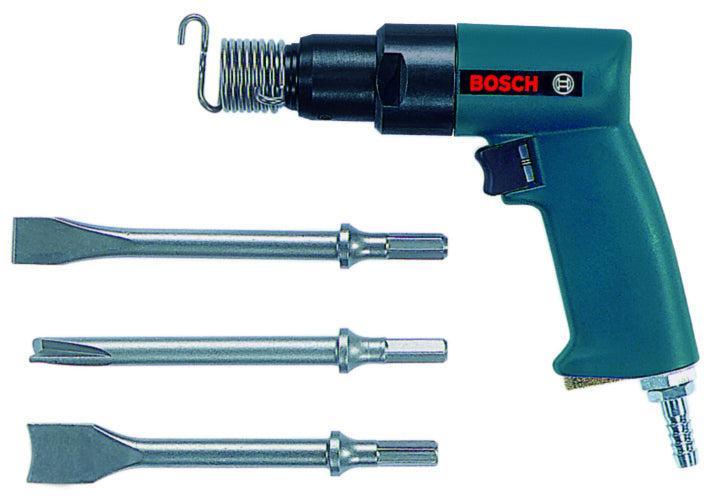 BOSCH Pneumatic chisel hammer with case and chisel set - (0607560501)