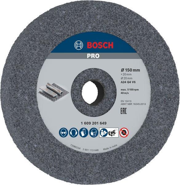 BOSCH PRO Metal brusno tocilo, 150×20×20 mm, G24 - Br.ploča za dvostranu brusilicu150,20,46 (1609201649)