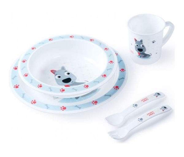 Set Za Hranjenje Canpol Babies Dog 4/401_blu