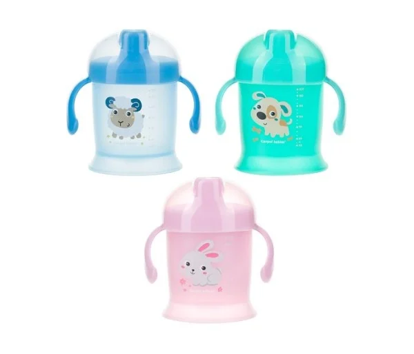 Neprosipajuća šolja sa ručkama Non Spill 200ml Canpol Babies Bunny and Company 31/300