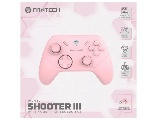 Fantech WGP13S Revolver III bežični gejmped roze