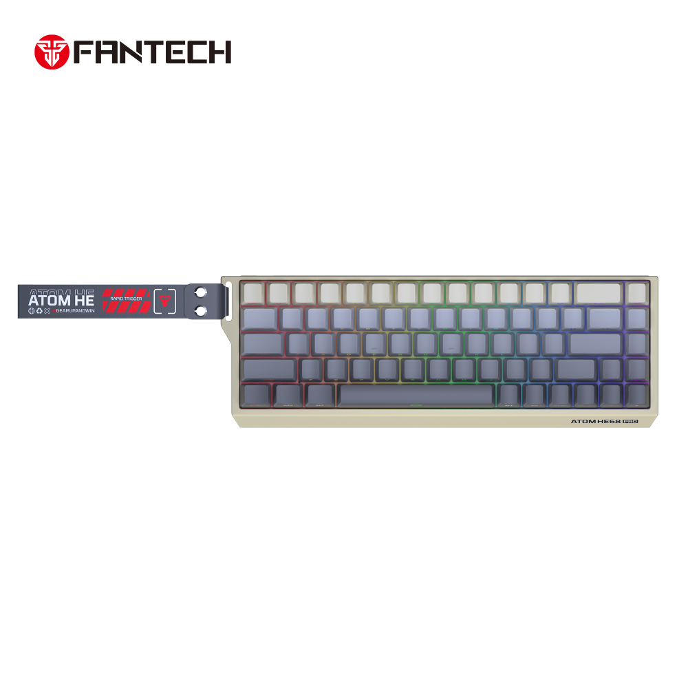 Tastatura Wired Magnetic Gaming Fantech MK922 Atom HE68 Pro Retro bez (emerald switch)