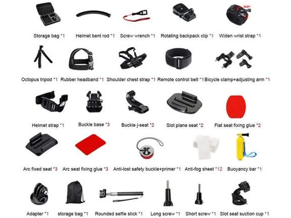 Go Pro SET opreme 50 u 1