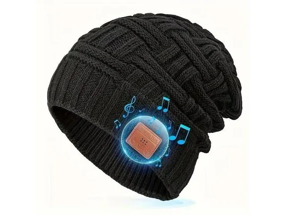 Kapa sa bluetooth slusalicama (BT-01) crna