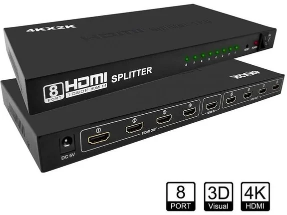 JWD HDMI switch H8 8 portova