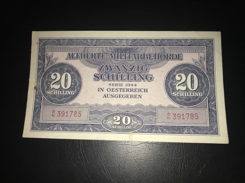 AUSTRIJA 20 ŠILINGA.1944.