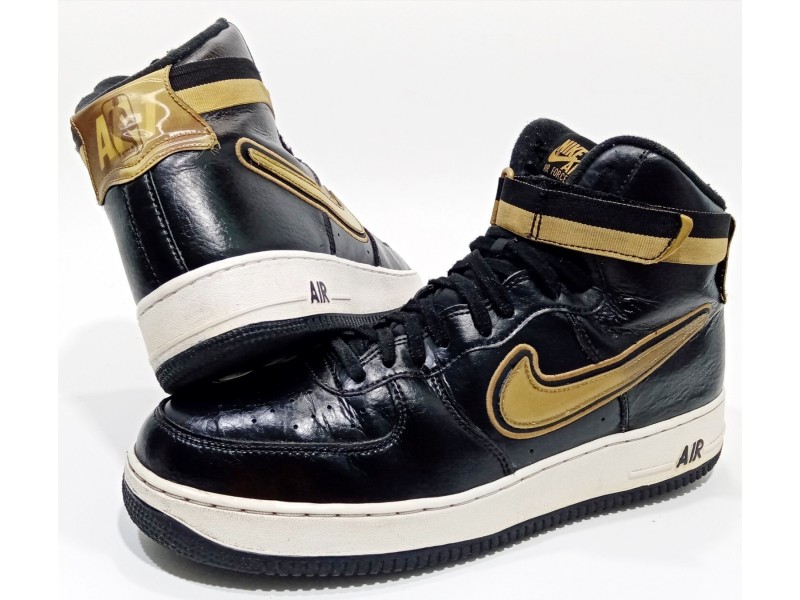 Nike Air Force 1 High NBA Black Metallic Gold