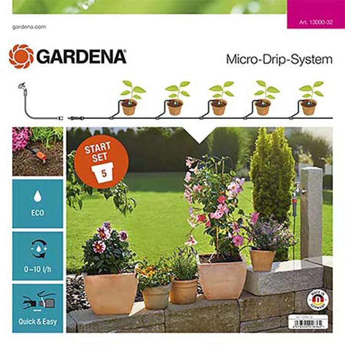 Kap po kap starter set za saksije GARDENA Micro-Drip 13000-32
