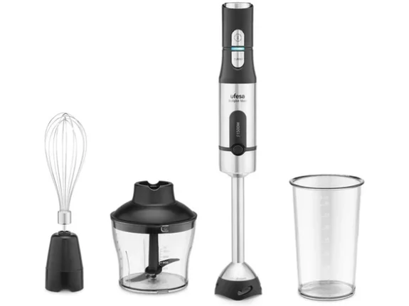 Ufesa Štapni blender Eclipse Max 1500 W sivo-srebrni