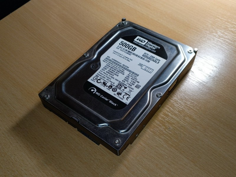 WD 500Gb Black - Black Edition -hard disk za racunar