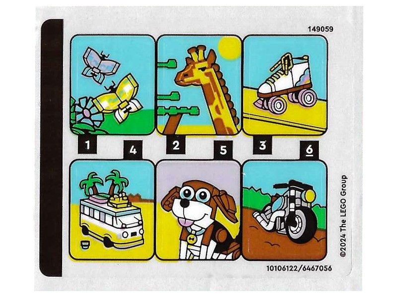 Lego Sticker Sheet for Set 31147b novo