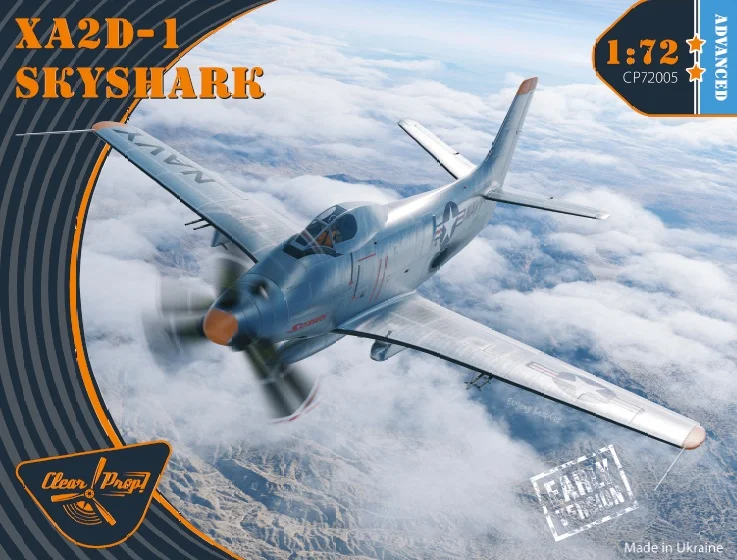 CLEAR PROP! 1/72 XA2D-1 Skyshark – Early Version (Advanced kit)