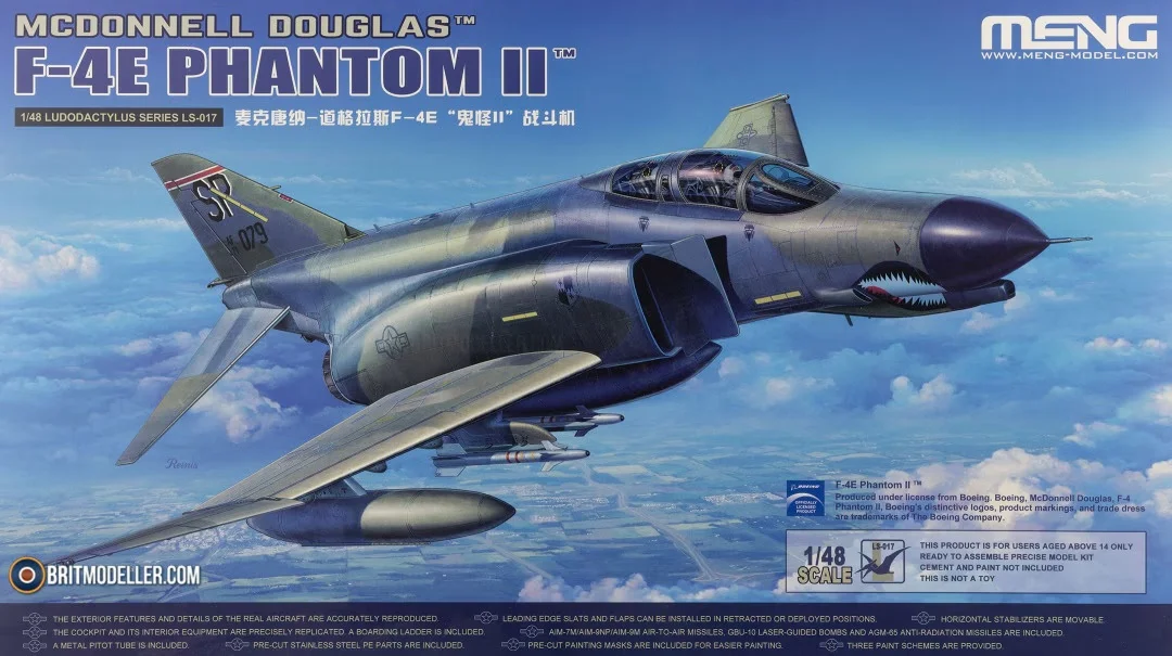 MENG MODEL 1/48 McDonnell Douglas F-4E Phantom II