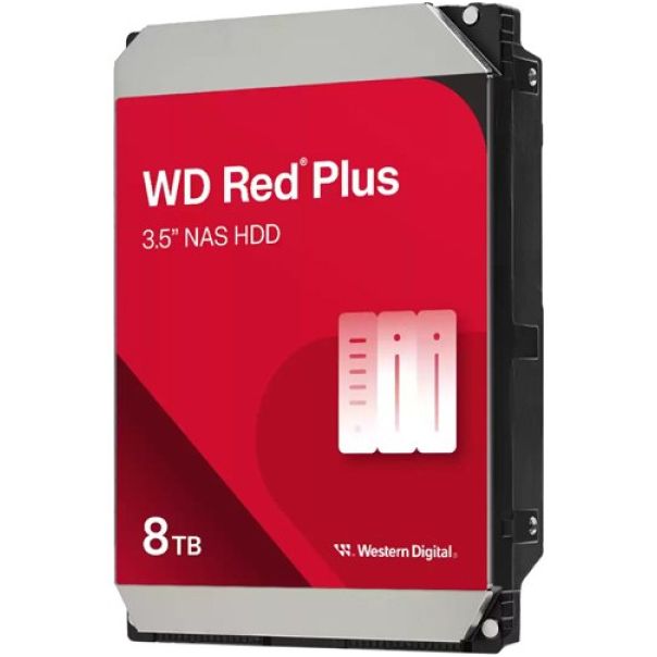 HDD WD 8TB WD80EFPX Red Plus 5640RPM 256MB