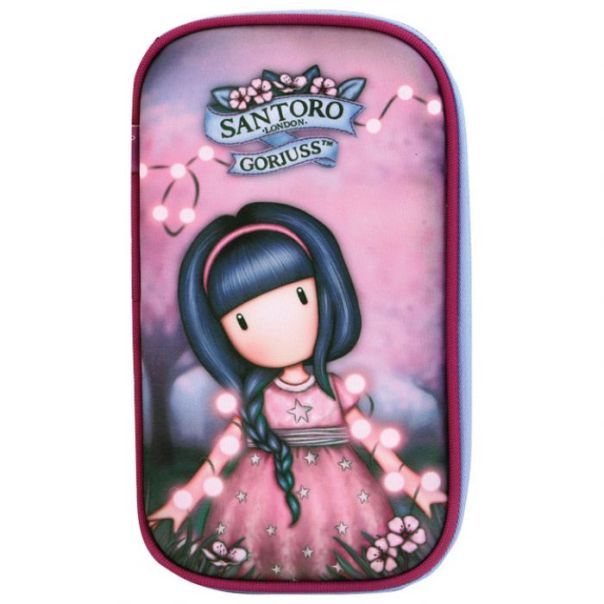 SANTORO Pernica puna ovalna 1zip 1preklop Fairy Dusk Gorjuss 1046GJ21