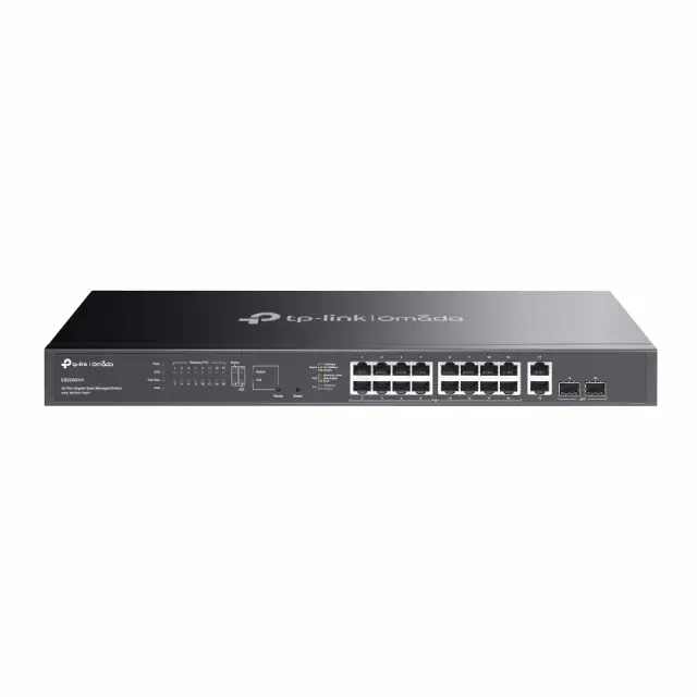 TP-Link Omada 20-Port Gigabit Easy Managed Switch with 16-Port PoE+ ES220GMP