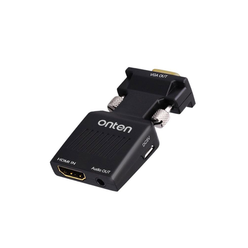 Adapter HDMI na VGA sa audio prikljuckom jack 3.5mm DC 5V (OTN-7557) Onten