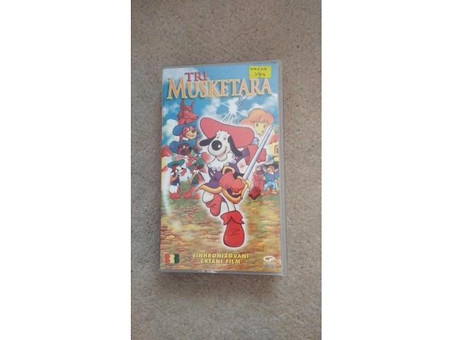 Tri Musketara - Sinhronizovani crtani film VHS