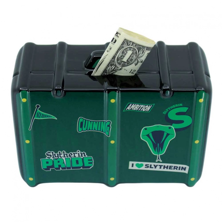 Harry Potter - Slytherin Suitcase Money Bank