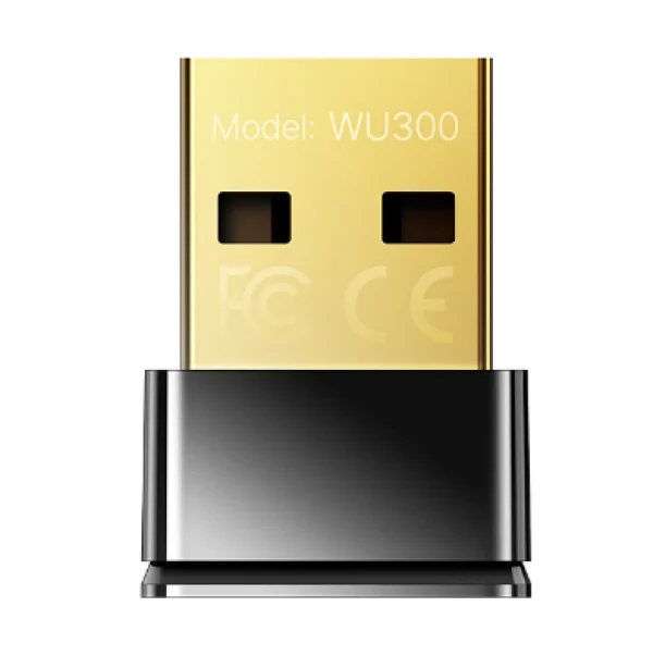 Cudy WU300, AX300 Wi-Fi 6 Nano USB adapter, 2.4 GHz, 286 Mbps