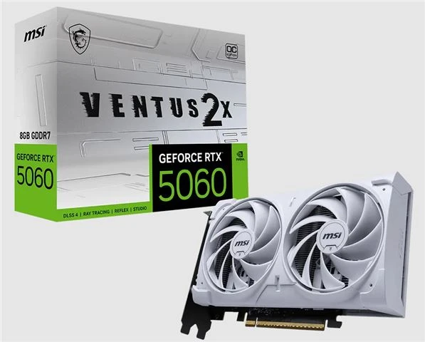RTX 5060 8G VENTUS 2X OC WHITE