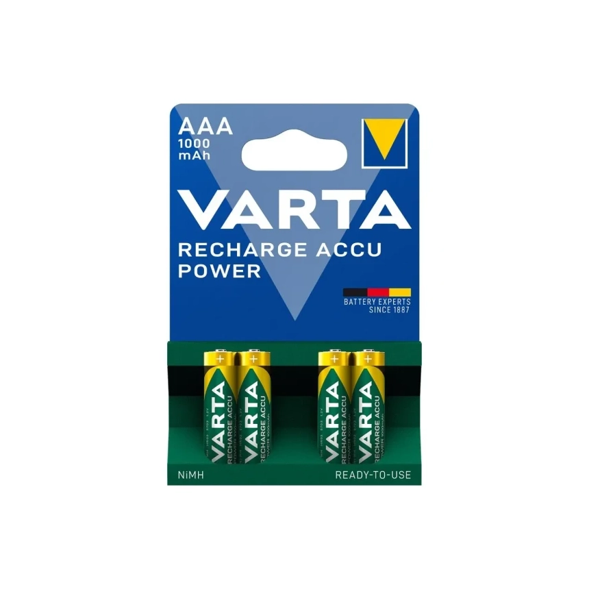 Punjiva baterija Varta Ready to use HR03 1000mAh AAA 4/1