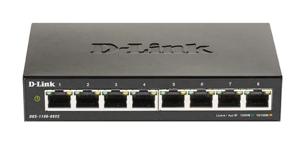 Switch D-Link DGS-1100-08V2E upravljiv