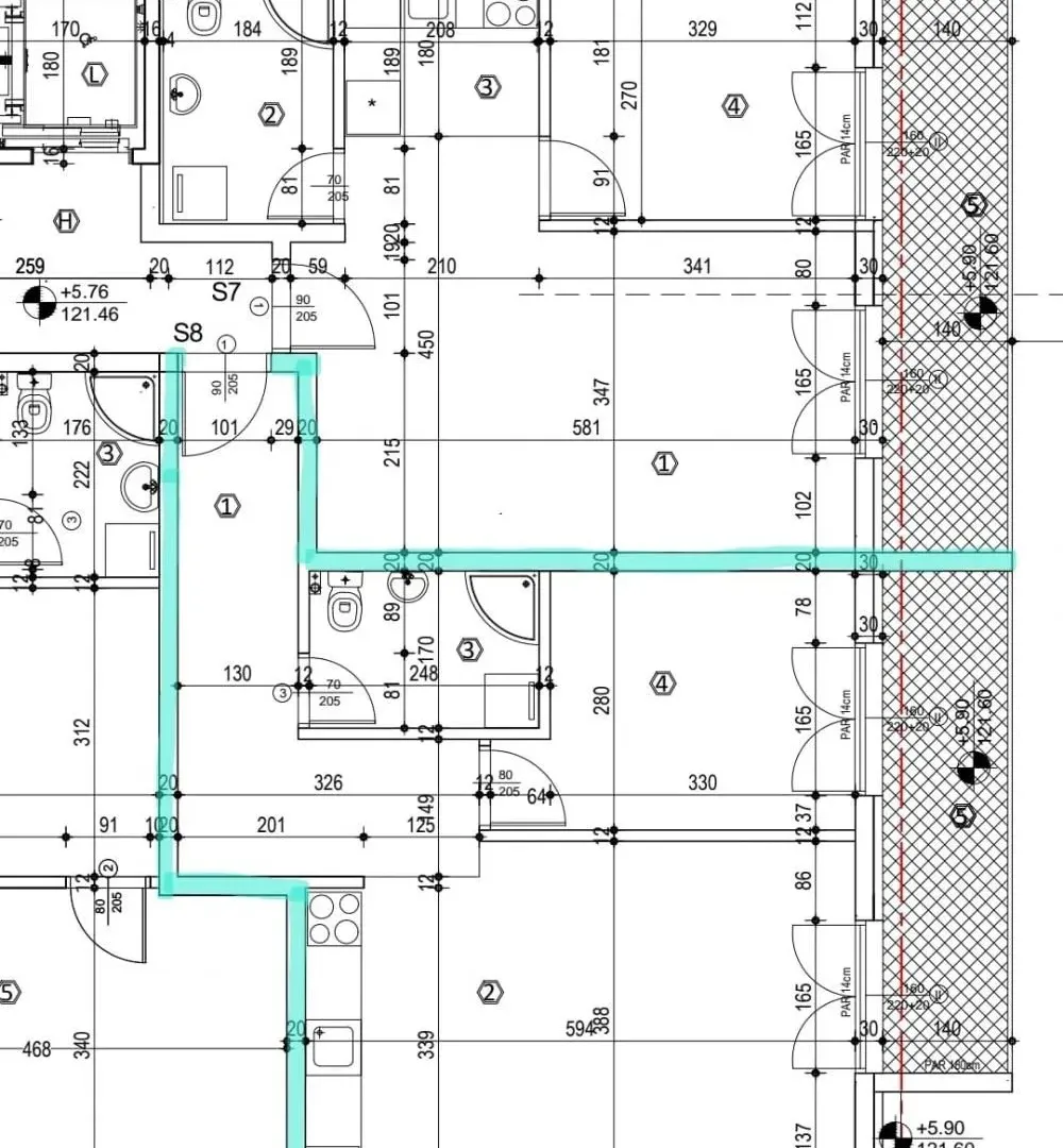 Prodaja, dvosoban stan, 56m², Hadzipopovac, Palilula Sve Podlokacije