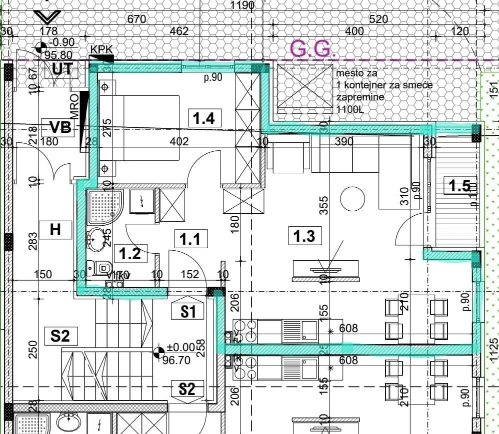 Prodaja, dvosoban stan, 49m², Zemun Gornji Grad, Zemun Sve Podlokacije