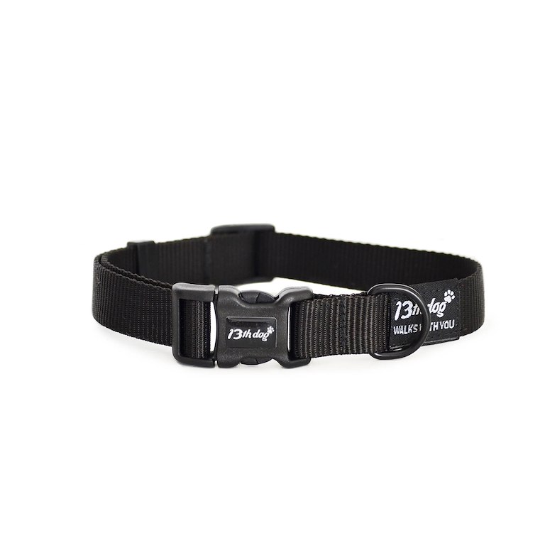 All Black S-M Collar Ogrlica Za Pse