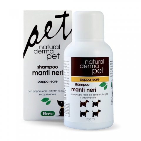 NATURAL DERMA PET - Šampon za tamnu dlaku, 200ml