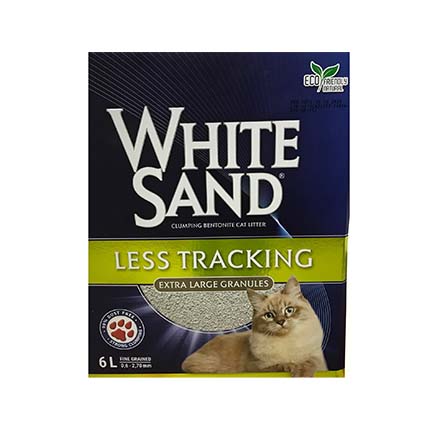 Bentas White Sand Posip za Mačke, Less Tracking Eco Friendly - 6L
