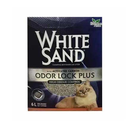 Bentas White Sand Posip za Mačke, Odor Lock Plus Eco Friendly- 6L