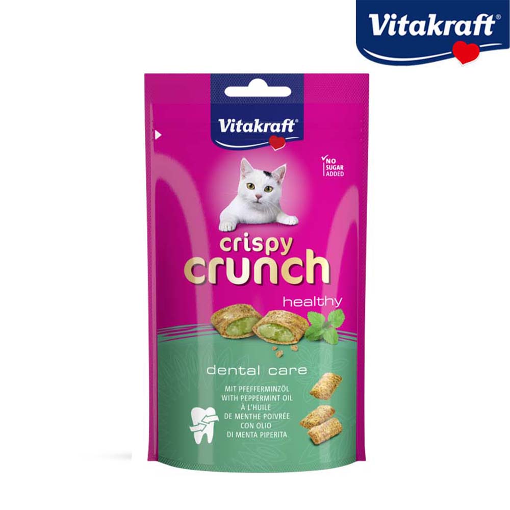 Vitakraft Crispy Crunch Dental, Poslastica za Mačke - 60g