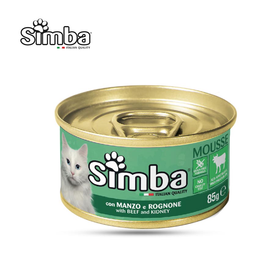 Simba Mousse Govedina&Bubci, Konzerva za Mačke - 85g