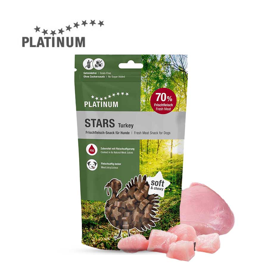 Platinum Poslastica za Pse sa Ćuretinom Stars Turkey - 185g