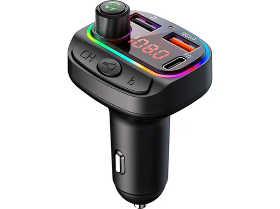 FM modulator FM-C14 QC3.0/PD crni