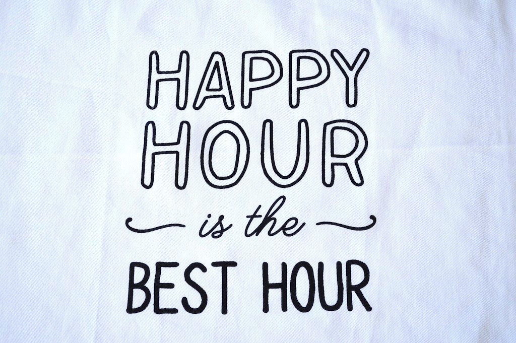 Kuhinjska krpa Happy hour 45x70cm