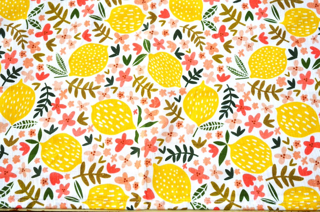 Kuhinjska krpa Lemons&flowers 45x70cm