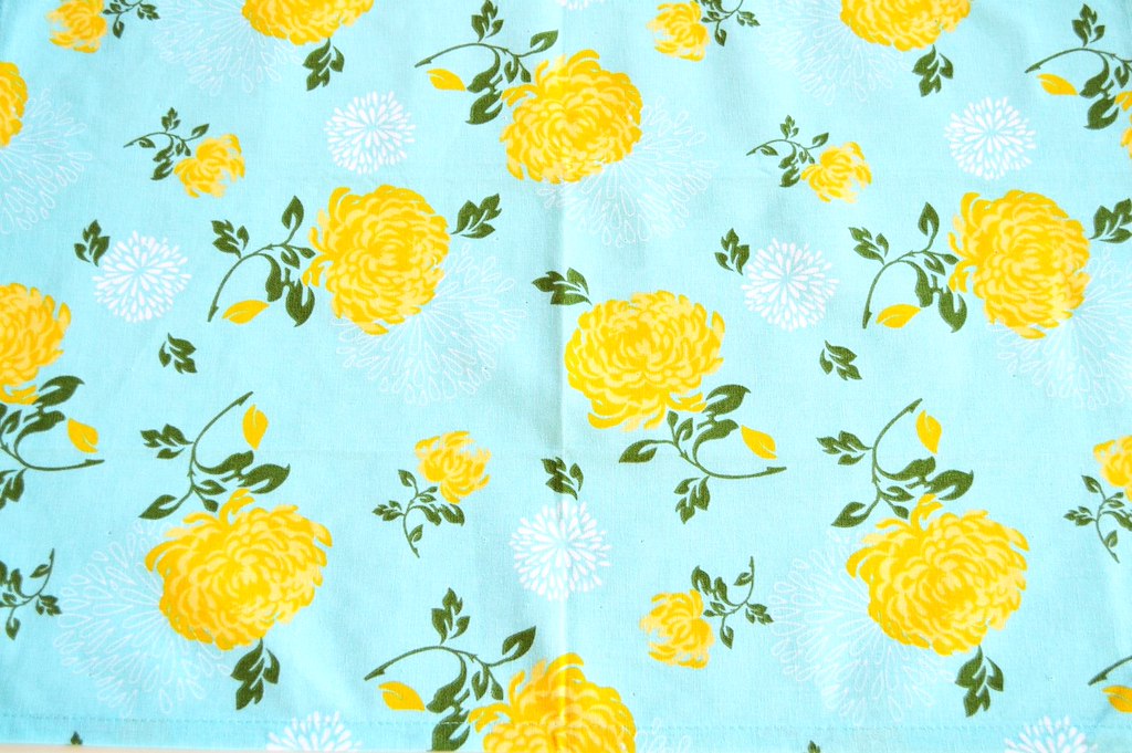 Kuhinjska krpa Yellow flowers 45x70cm