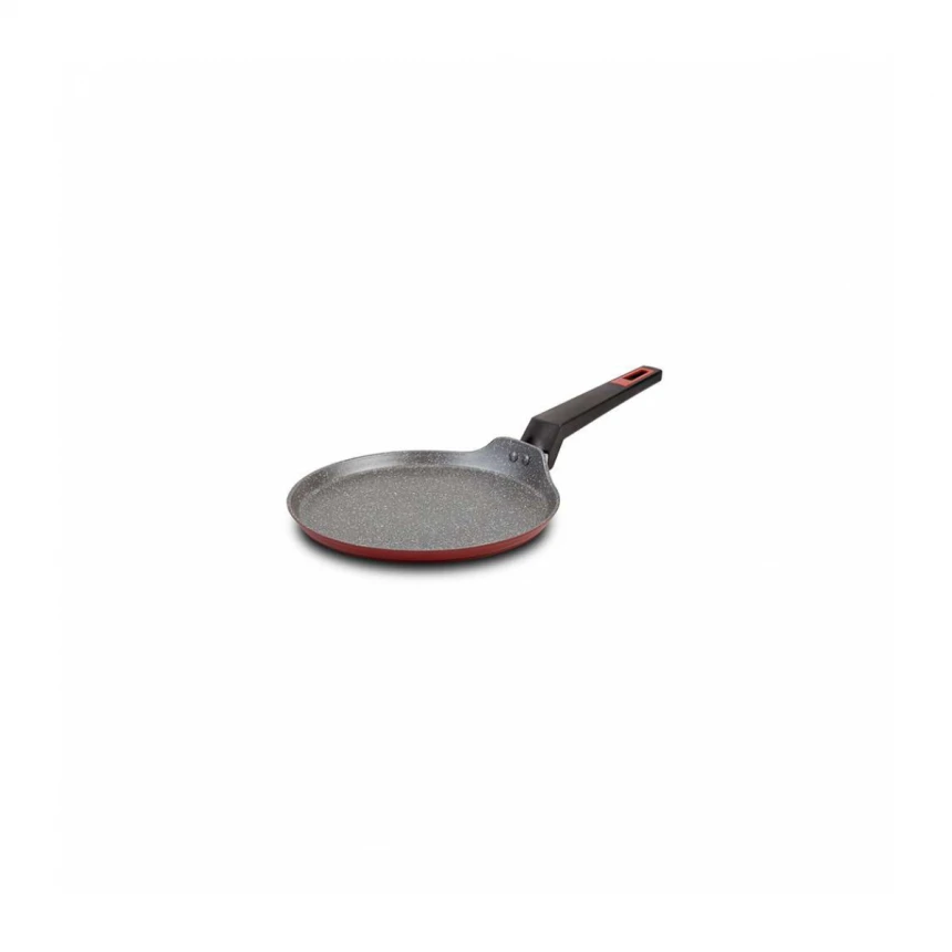 NAVA NV10-144-062 TIGANJ ZA PALAČINKE 24CM TAURUS SA NELEPLJIVIM PREMAZOM CRVEN